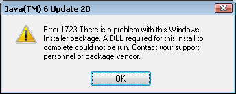 Unable to Install, Uninstall or Update Java « Windows Explored